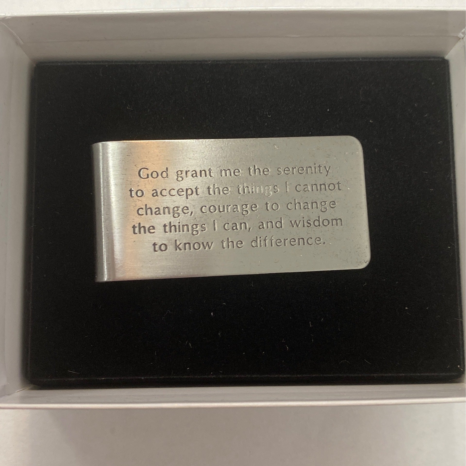 SERENITY PRAYER MONEY CLIP | East Tennessee Intergroup